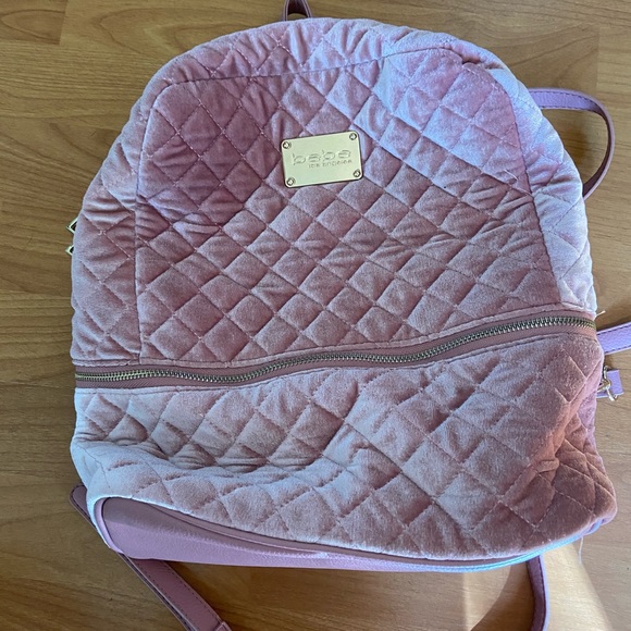 bebe | Bags | Bebe Pink Quilted Backpack | Poshmark